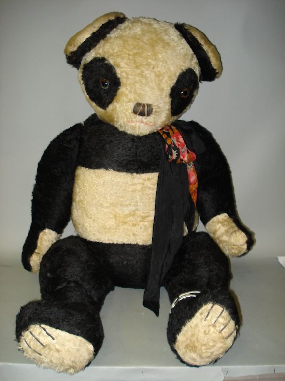 Bonhams : Large Chad Valley Panda, English 1950's