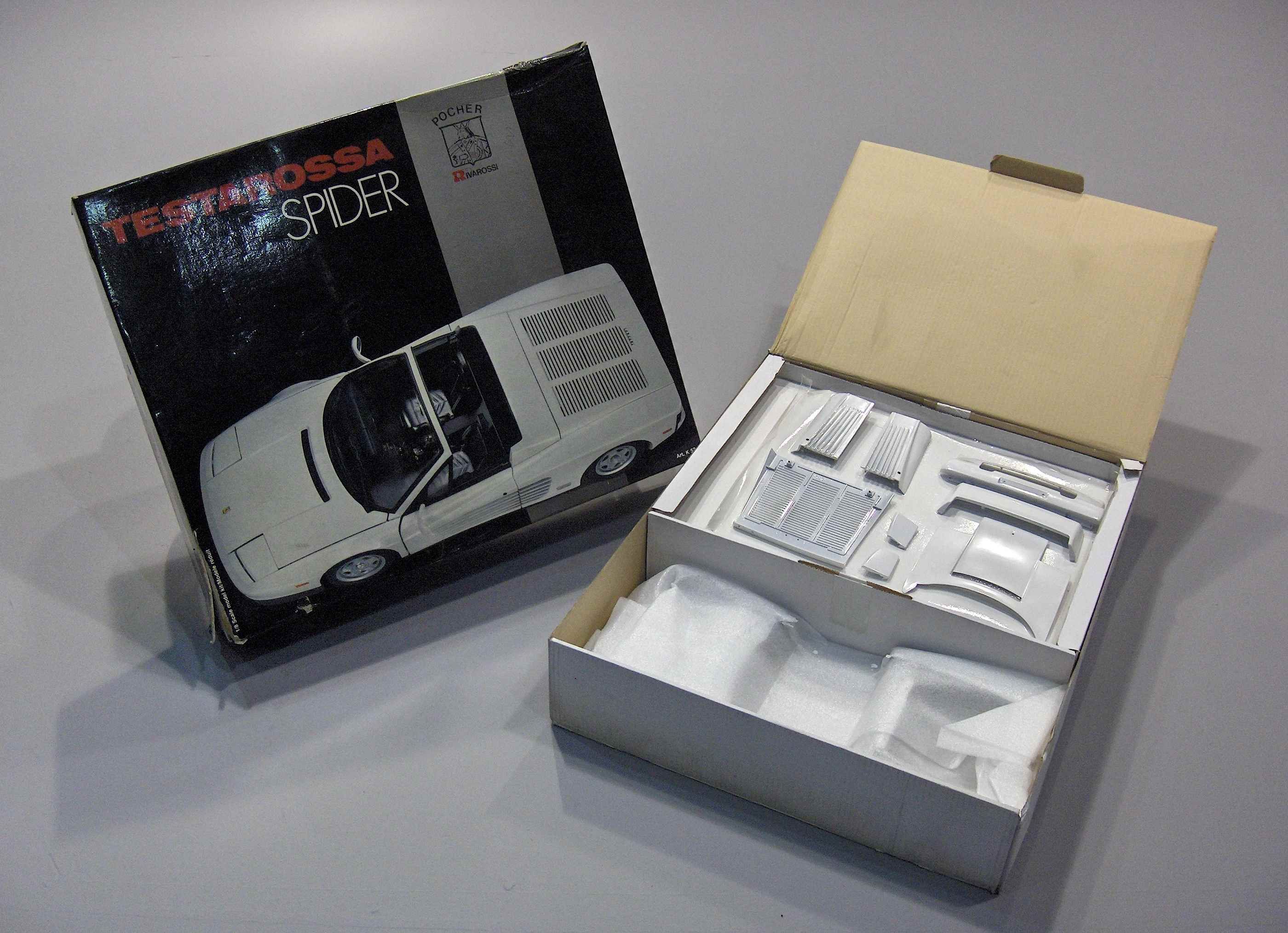 Bonhams Cars : Two boxed Ferrari model kits,
