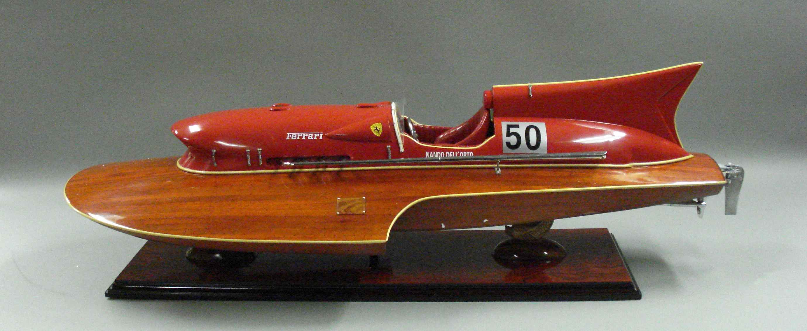 Bonhams Cars : A fine and impressive handbuilt model of the Ferrari ...