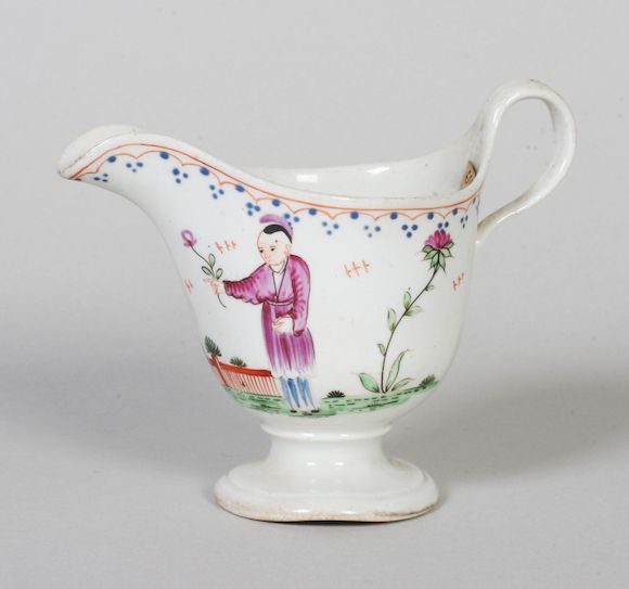 Bonhams : A New Hall milk jug 1785-90