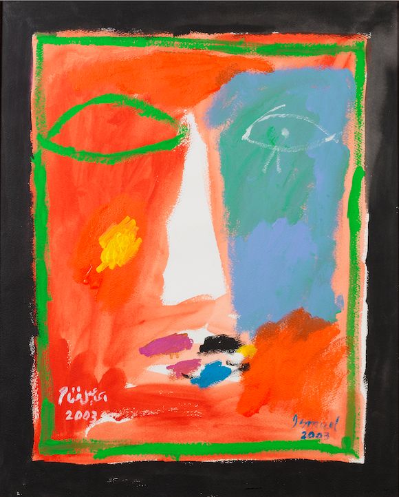 Bonhams : Ismail Fattah (Iraq, 1934-2004) Face