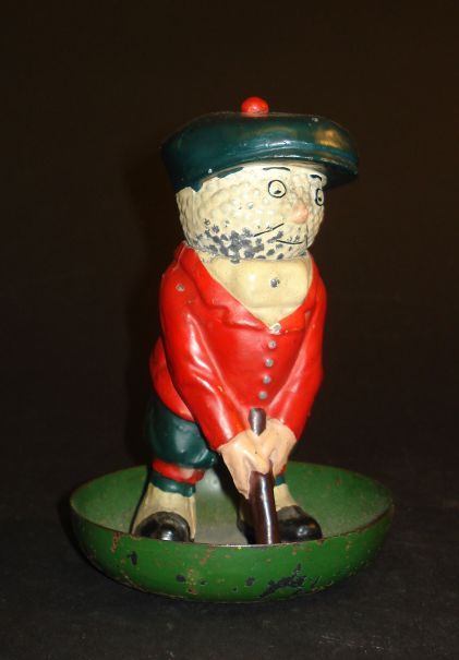 Bonhams : A good Hassall Golf Ball figure with movable head