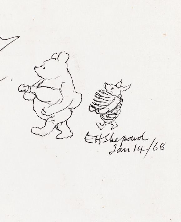 Bonhams : SHEPARD (E.H.) ORIGINAL ARTWORK An original ink sketch of ...