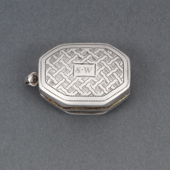 Bonhams : A George III silver vinaigrette, by Joseph Willmore ...