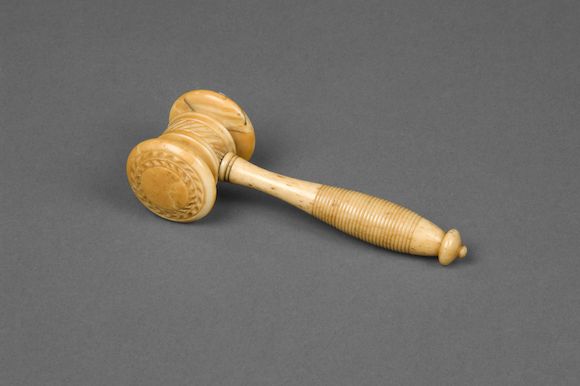 Bonhams : A 19th century ivory gavel