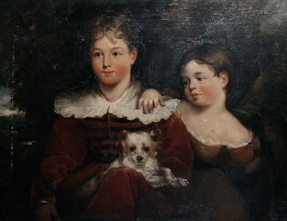 Bonhams : Alfred Edward Chalon, R.A. (British, 1780-1860) Portrait of ...