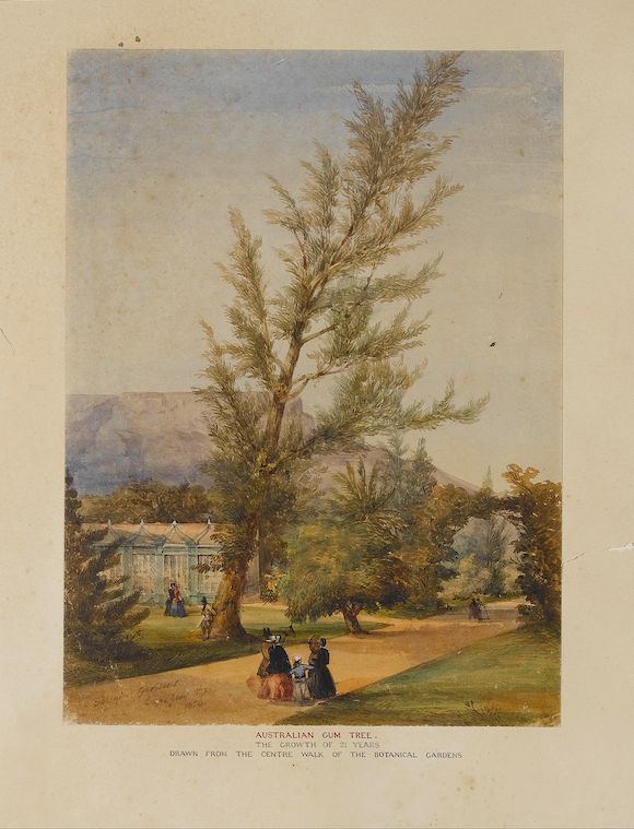 Bonhams : Thomas William Bowler (British, 1812-1869) Botanical Gardens ...