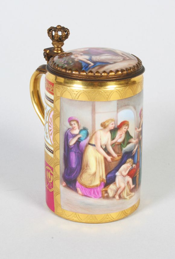 Bonhams : A Vienna style tankard Late 19th Century
