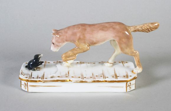 Bonhams : A rare Grainger Lee & Co model of a dog