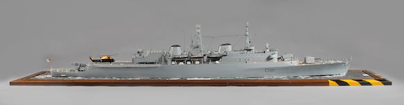 Bonhams : A waterline scale model of the Type 42 Destroyer HMS 'Norfolk ...