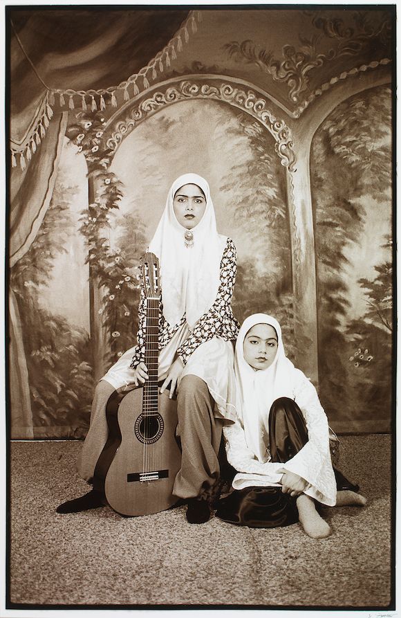 Bonhams : Shadi Ghadirian (Iran, b. 1974) Untitled from the 'Qajar' series