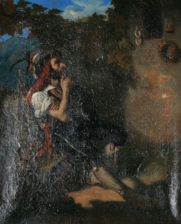 Bonhams : Louis-Joseph Fanelli-Semah (French, 1804-1875) Thoughts for a ...