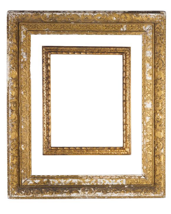 Bonhams : An English mid 18th Century carved and gilded frame