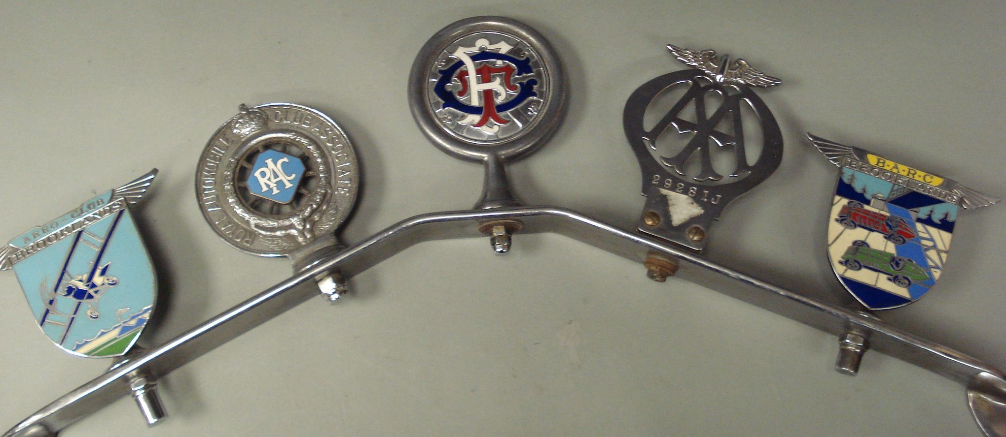 Bonhams Cars : A pre war sporting motorist's badge bar,