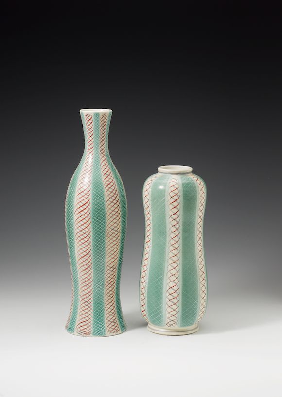 Bonhams : Alfred Read and Guy Sydenham for Poole Two Studio Vases ...