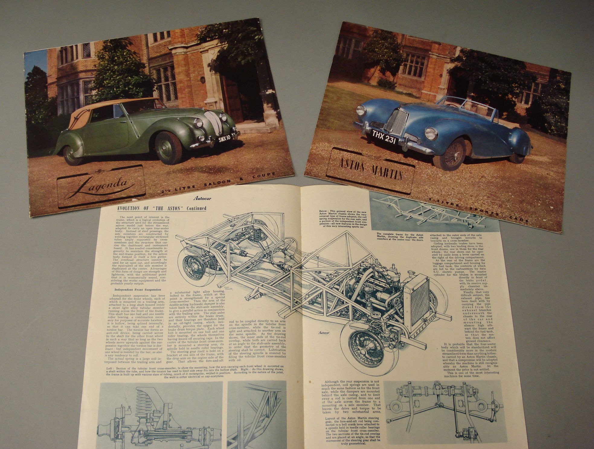 Bonhams Cars : An Aston Martin DB1 brochure,