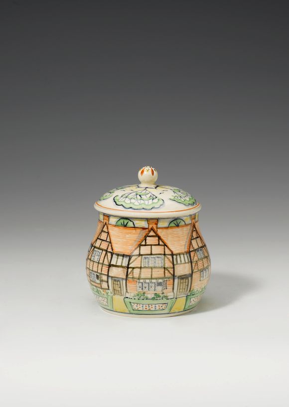 Bonhams : Alfred Powell for Wedgwood A Small Pot and Cover, circa 1925