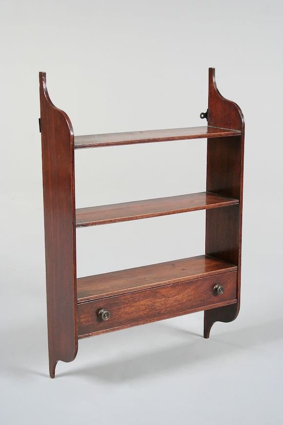 Bonhams : A 19th century mahogany hanging bookcase