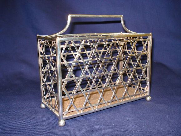 Bonhams : A Victorian latticework letter rack