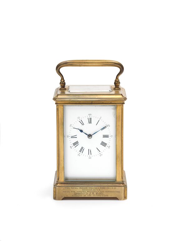 Bonhams : A French carriage clock circa 1875 Henri Jacot