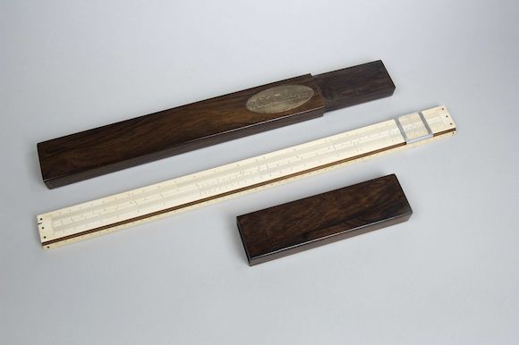 Bonhams : An early 20th century cased slide rule