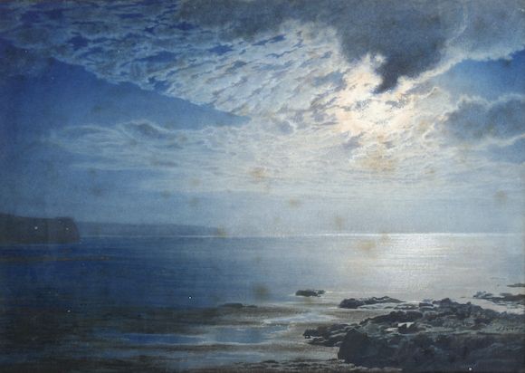 Bonhams : James Thomas Watts (British, 1853-1930) "Moonlight",