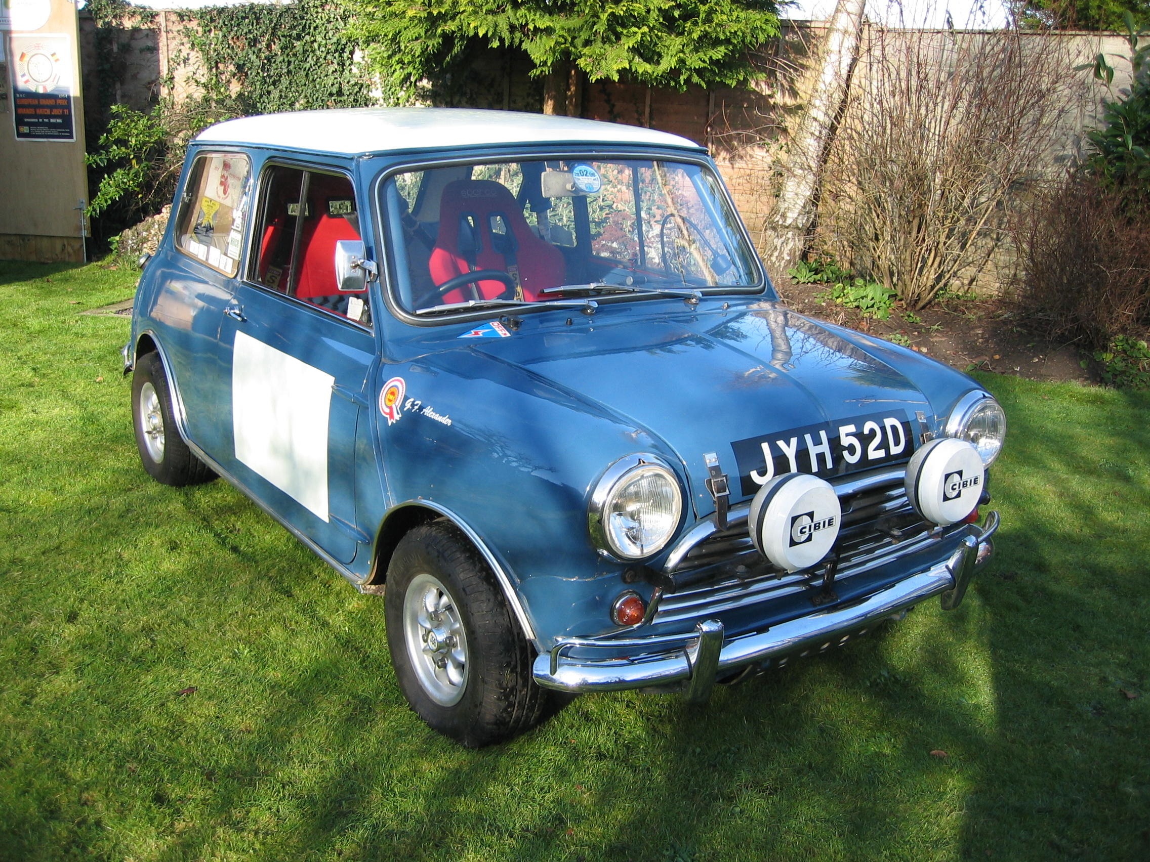 Bonhams Cars 1966 Morris Mini Cooper 1275s Rally Saloon Chassis No