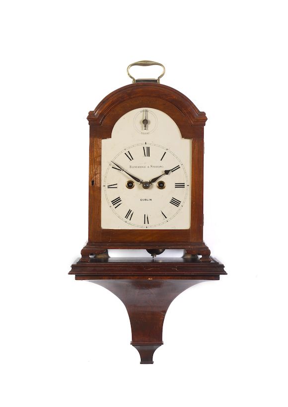 Bonhams : An early 18th century Irish bracket clock Bainbridge ...