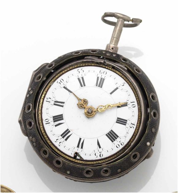 Bonhams : Joseph Antram. An early 18th century silver pair case ...