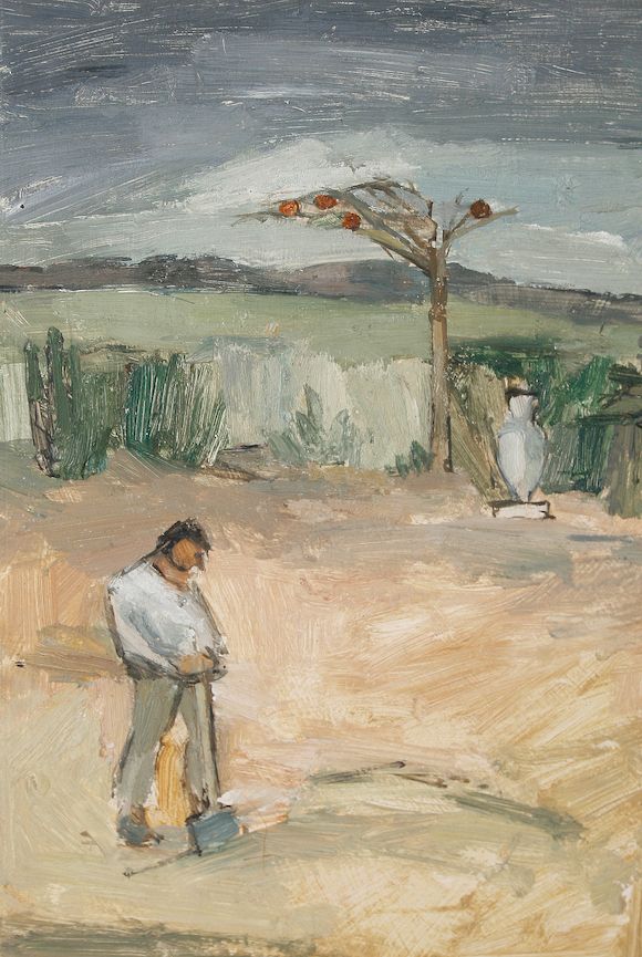 Bonhams : Anthony Fry (British, born 1927) 'The Chrysanthamums in the ...