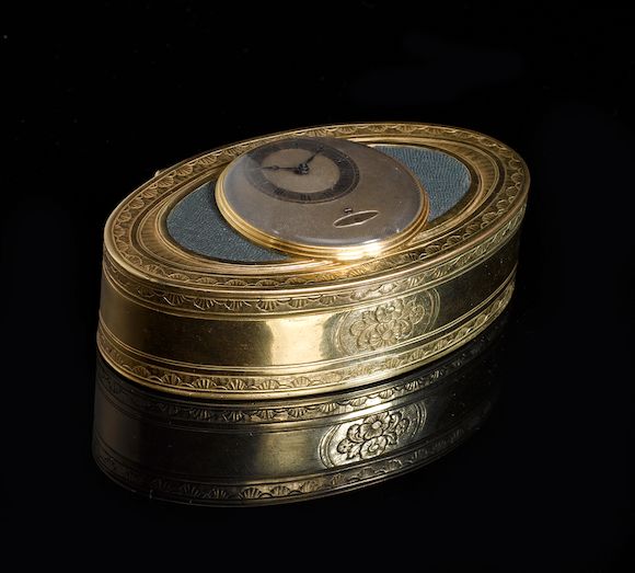 Bonhams : An unusual silver-gilt musical trinket box with musical ...
