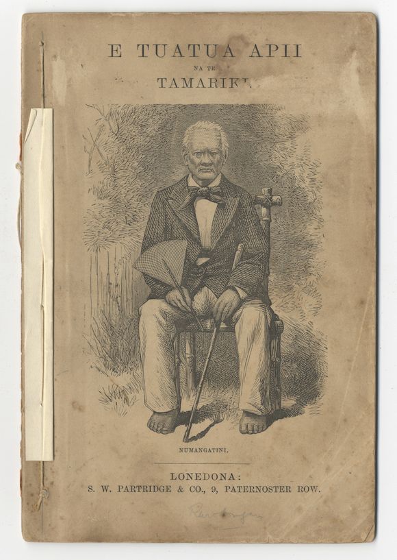 Bonhams : RAROTONGAN BUZACOTT (AARON, London Missionary Society) Te ...