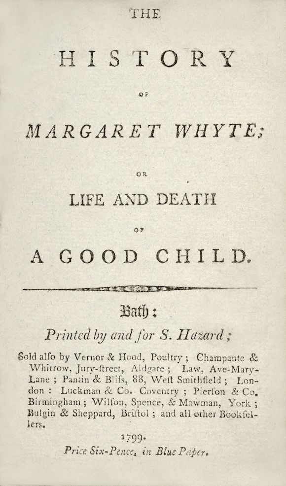 Bonhams : CAMERON (LUCY LYTTLETON)] The History of Margaret Whyte; or ...