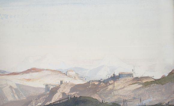 Bonhams : Cecil Arthur Hunt (British, 1873-1965) Industrial landscape