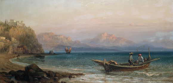 Bonhams : George Edwards Hering (British, 1805-1879) The Gulf of ...