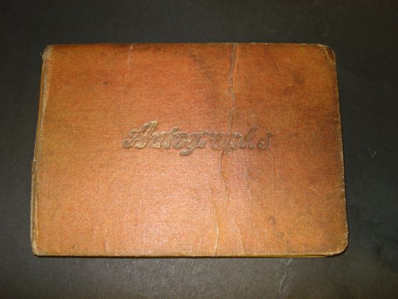 Bonhams : Autograph book containing football teams signatures