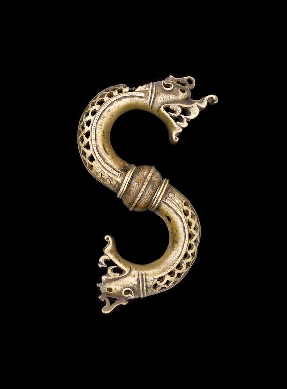 Bonhams : A large rare Deccani openwork brass Handle India, 16th Century