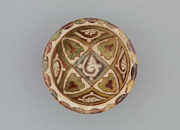 Bonhams : An Abbasid lustre pottery Bowl Mesopotamia, 9th Century