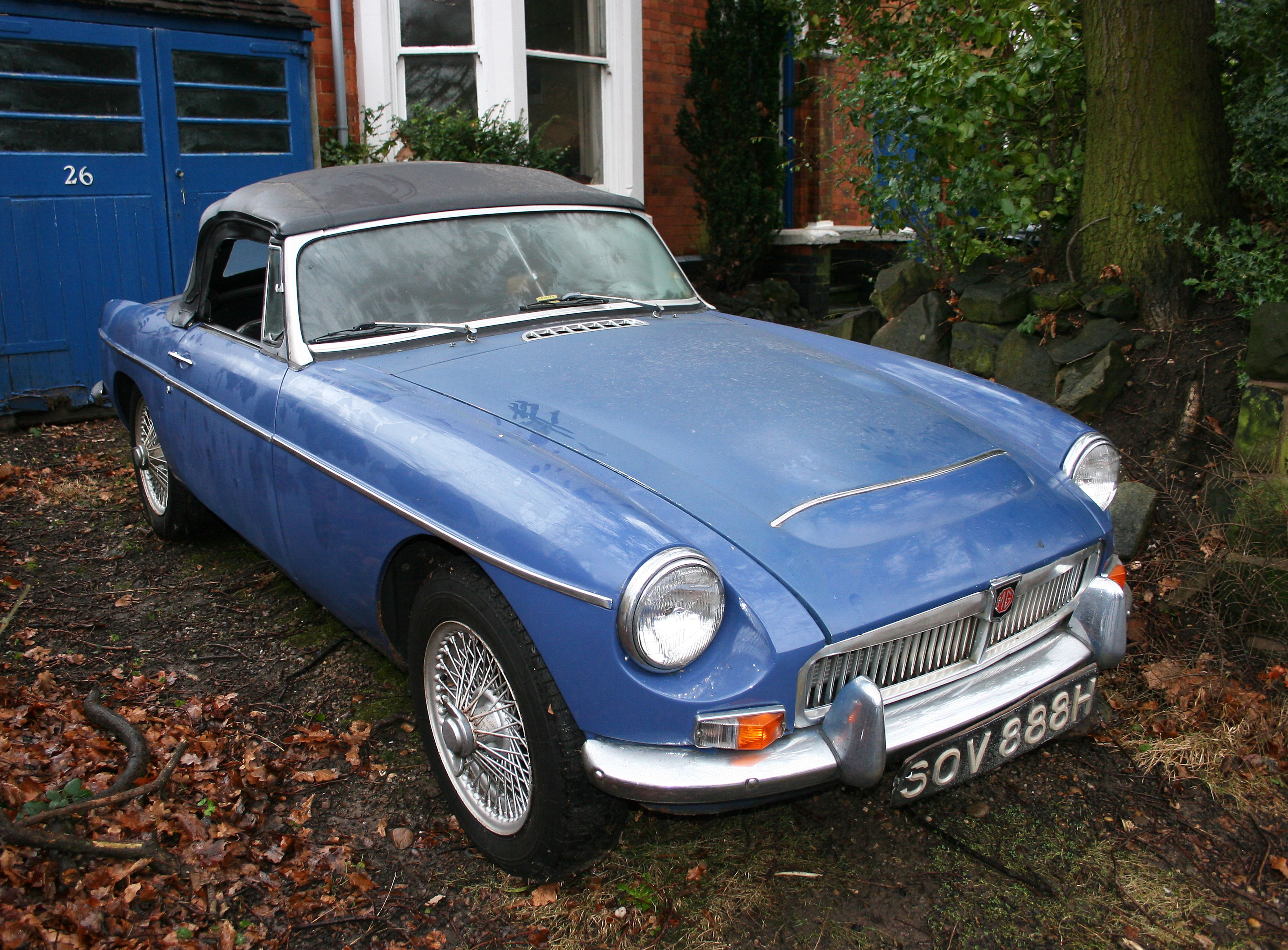 Bonhams Cars : One owner from new,c.1969 MGC Roadster Chassis no. GCN1 ...