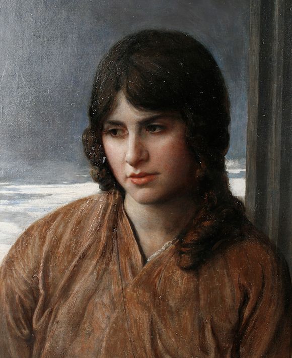 Bonhams : Henry Mawdsley (British, 1878-1937) Portrait of Maud