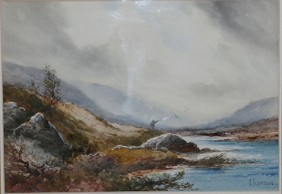 Bonhams : A.A. Perrin Rochester castle, signed and dated '83 ...