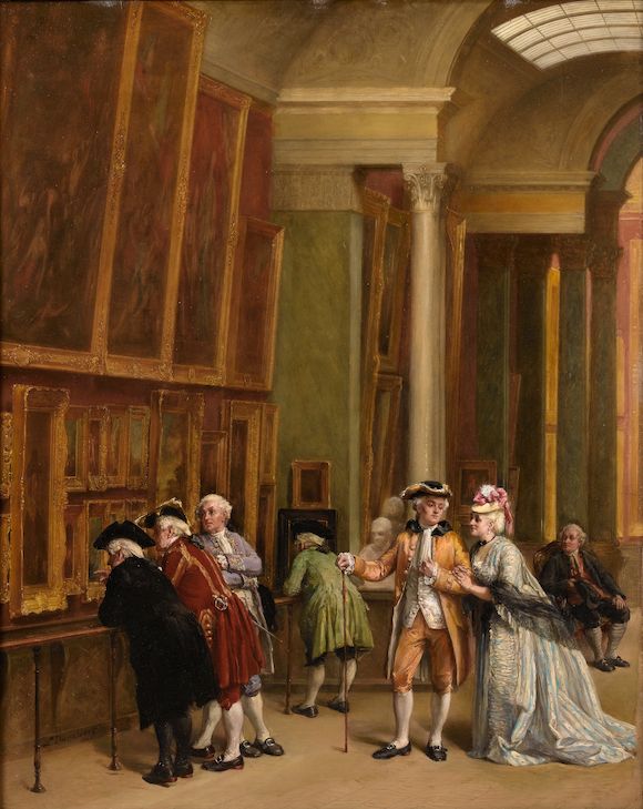 Bonhams : Leon Marie Constant Dansaert (Belgian, 1830-1909) A visit to ...