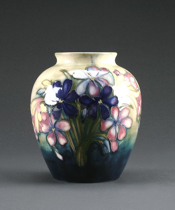 Bonhams : A Moorcroft 'Spring Flowers' vase