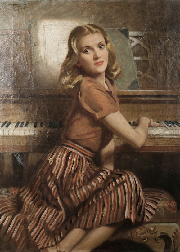 Bonhams : Frank O. Salisbury (British, 1874-1962) Portrait of actress ...