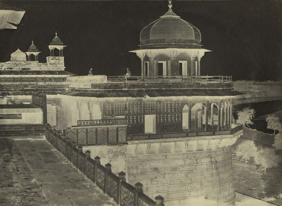 Bonhams : AGRA View of the Ladies' Tower at the Fort by John Murray, c ...