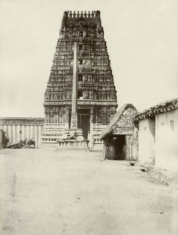 Bonhams : PIGOU (WILLIAM HENRY) Three views of temples in Mysore, 1866