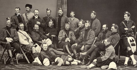 Bonhams : LUCKNOW, and elsewhere Views, and military groups relating to ...