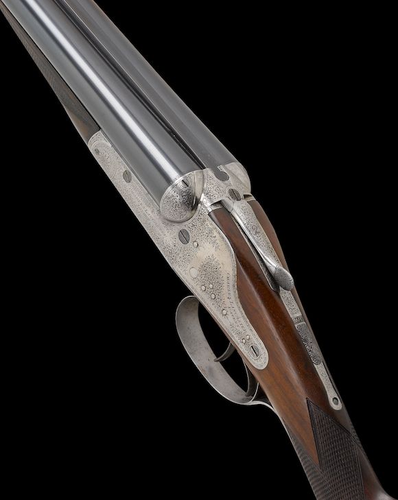 Bonhams : A 12-bore assisted-opening backlock ejector gun by C ...
