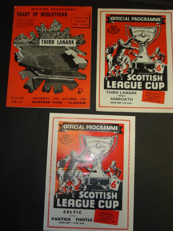 Bonhams : Scottish Cup programmes