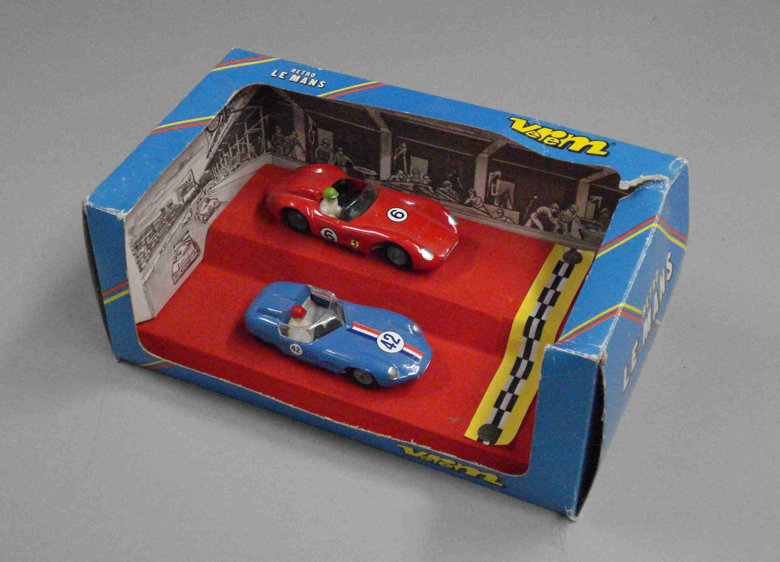 Bonhams Cars : An original and boxed Le Mans 'Verem' model display,